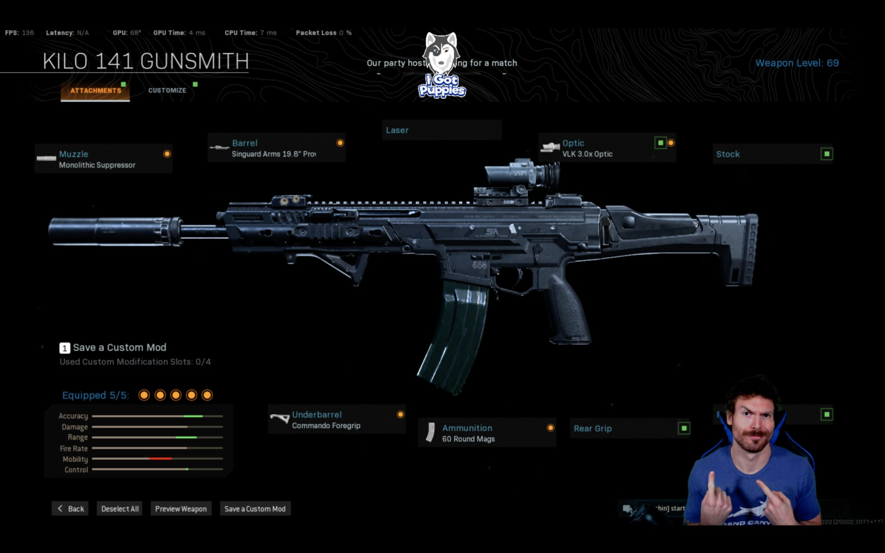 Kilo 141 Loadout – I Got Puppies